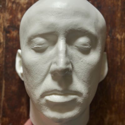 JOHNNY DEPP Made to Order Actor Plastic White Resin Life Mask ...