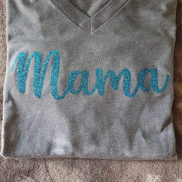 Glitter Name Iron on Custom Heat Transfer Vinyl personalized Iron on ...