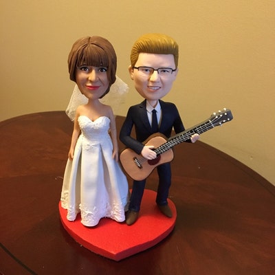 Guitar Wedding Cake Topper Musical Instrument Instrument - Etsy