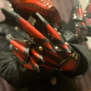 Black Costume Claws Claw Gauntlets Dragon Claws Demon - Etsy