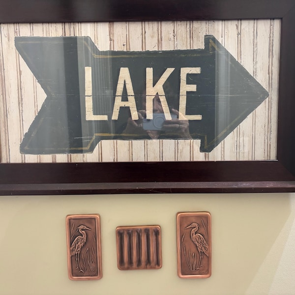 Cattails and Dragonflies Tile, 3" X 9" X 1/4", DCT39 - Etsy