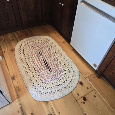 Made to Order Custom Handmade Recycled Braided Round Rug / Rag Rug in ...