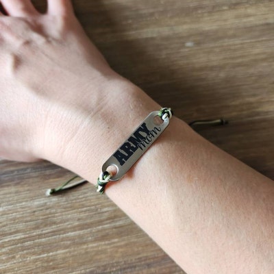 Military Family Separation Bracelets Support Our Troops Bracelet Gift for Army Navy Air Force ...