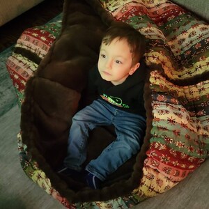 PRE-ORDER Teddy FLOOF for People Escape Den Cuddle Cave Dog Bed for ...