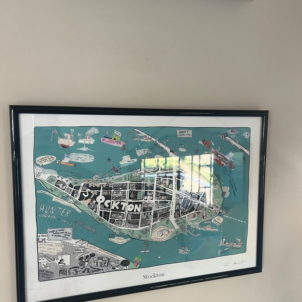 Newcastle Port Map - Etsy