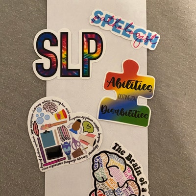 Speech Therapist Sticker SLP Sticker SLP Grad Gift Cf Slp Speech ...