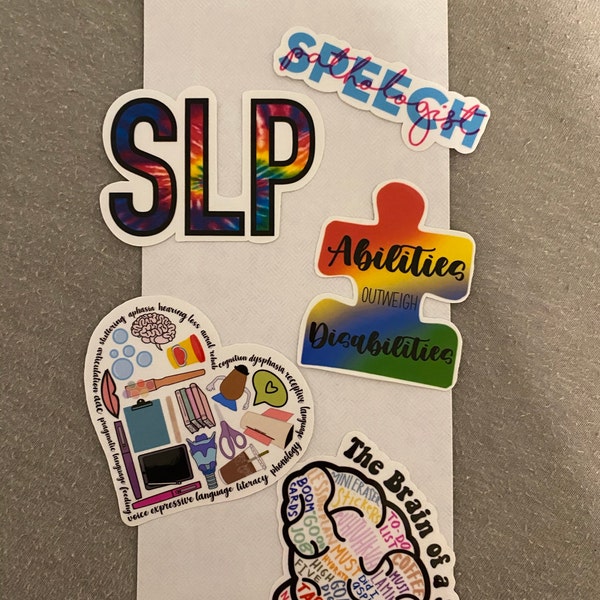Speech Therapist Sticker | SLP Sticker | SLP Grad Gift | Cf Slp ...