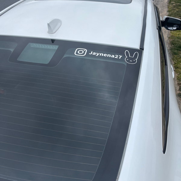 Instagram Car Decal - 10" Wide - Instagram Decal - Instagram Window ...