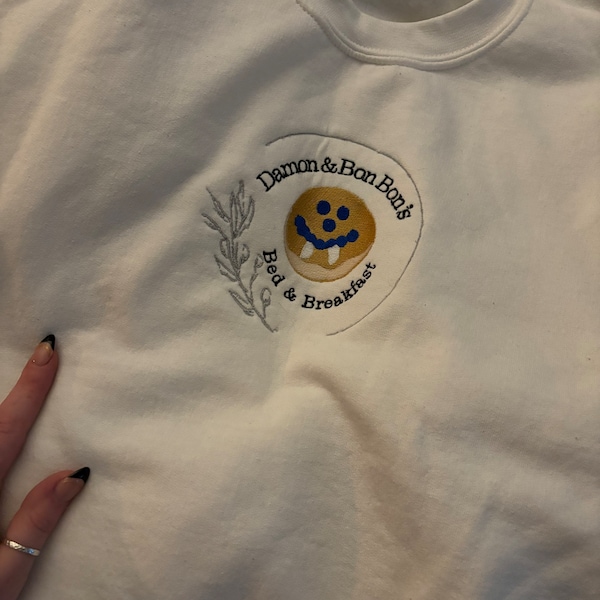 Teddy Bear Crewneck | Teddy Embroidery Crewneck | Quote Embroidery Crew ...