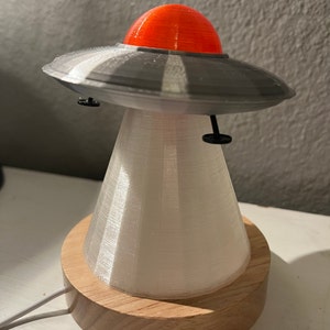 Retro Futuristic Rocket Space Ship / Spaceship LED Lamp Free - Etsy