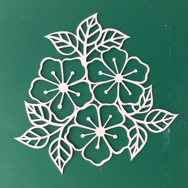 EMMA BOYES Papercut Template 'the Lakes' DIY - Etsy