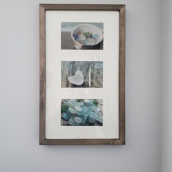 Sea Glass Photo Card, Sea Beach Pottery Photo Card, Blank Sea Glass ...