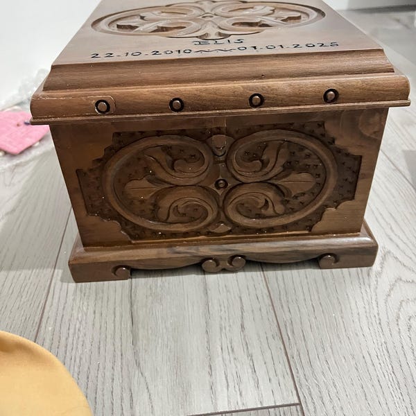 Large Puzzle Box for Adults, Secret Lock Box, Carved Puzzle Box ...