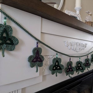 Celtic Garland Heart Garland Crochet Garland - Etsy