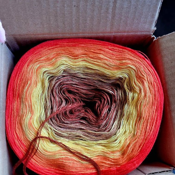 Make Your Own Colourway Gradient Yarn Cake, 3 Ply, 4ply Ombre Yarn ...