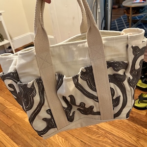 Multi-pocket Grocery Tote ONE SIZE Sewing Pattern Shopping Bag Pattern ...