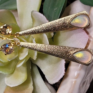 12x12mm Empty Earring Leverback Setting Cup Chain Earrings - Etsy