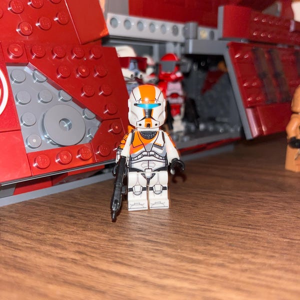 212th Geonosis Clone Trooper Mini Figure Airborne ARF Commander Jet - Etsy