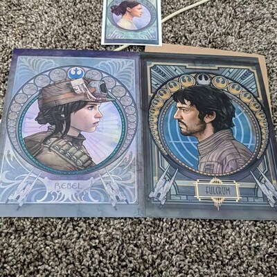 Jyn Erso Star Wars Rogue One Original Illustration Portrait Poster ...