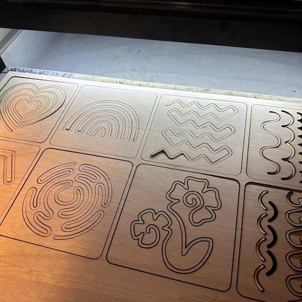 Montessori Tracing Boards Bundle, Tracing Board Svg, Baby Education ...