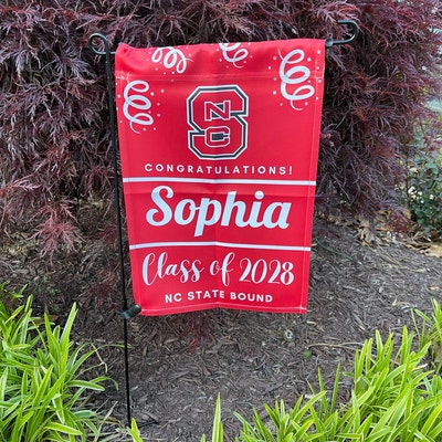 Custom College Bound Yard Flag, Custom College Sign, College Garden ...