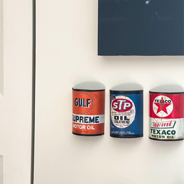 Pennzoil Motor Oil Half Oil Can Metal Wall Decor Mancave Garage Shop ...