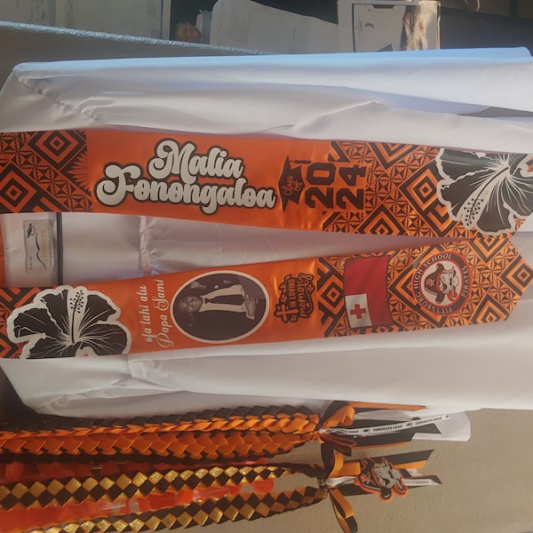 Graduation Stole - Tribal | Flags | Sports | Honors - Polynesian ...
