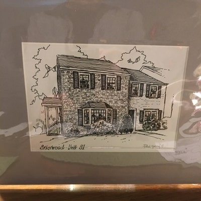 Boxed Note Cards-english Cottages-printed From Original Watercolor ...