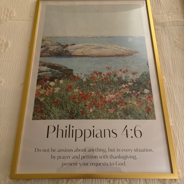 Psalm 46 Christian Print, Aesthetic Faith Wall Decor, Religious Home ...