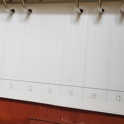 A5 Weekly Planner, Printable Planner Inserts, Week on One Page, A5 ...