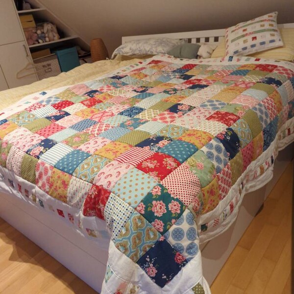 In Process! High Quality Unique Patchwork Quilt / Quilt Made of ...