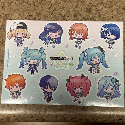 Colorful Stage Sticker Sheet - Etsy