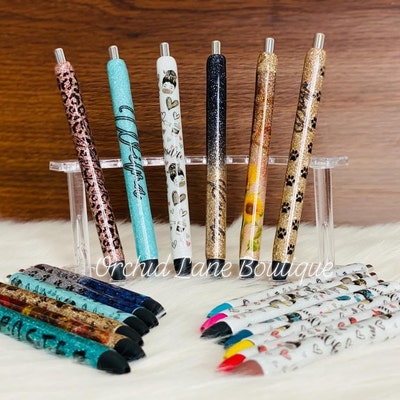 Pen Display Stand Beadable Pen Add Beads Pen Clear Easy to Transport - Etsy