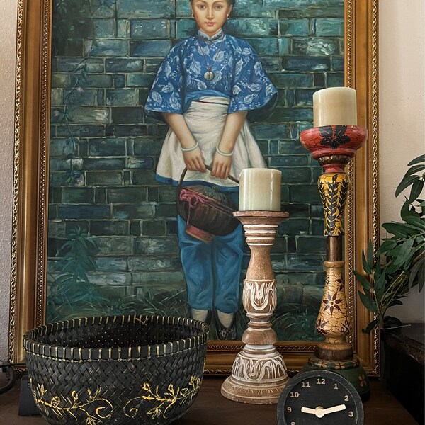 Handcrafted Wooden Analog Desktop Clock For Elegant Home Decor Etsy 9783
