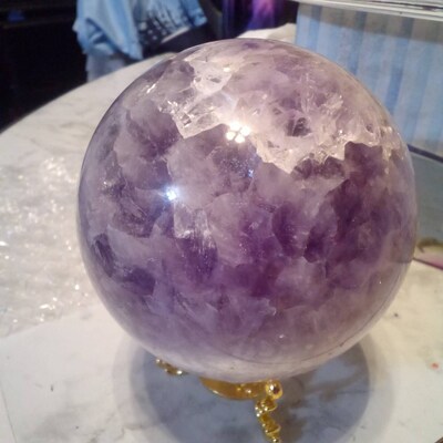 1.7LB AAA Deep Purple Uruguayan Amethyst Rosette Geode Amethyst Geode ...