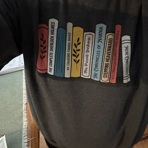 Custom Bookshelf Sweatshirt, Booktok Merch Personalized Books Sweater ...