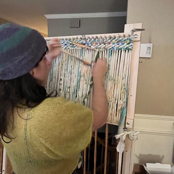 Loom, Big Boy Adjustable Twining Loom With Leg Set, Makes 3' X 5' Rug ...