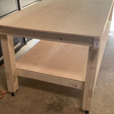 Basic 8ft Workbench Plans - Etsy