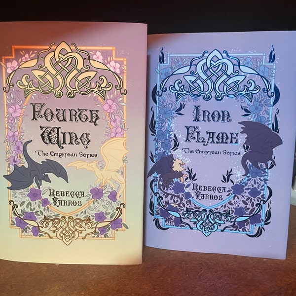 Fourth Wing Gold Foil Dust Jacket - Etsy