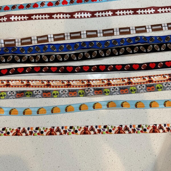 Red 1/4" Skinny Elastic, 1/4" Elastic, Soft Quarter Inch, Lightweight ...