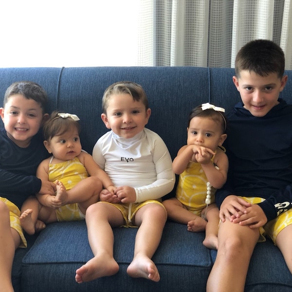 Brother and Sister Matching Swimsuits, Lemonade Party Matching Outfits ...