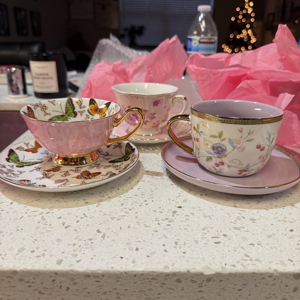 IMPERFECT Bulk Tea Cups & Saucers With Minor Imperfections | Mismatched ...