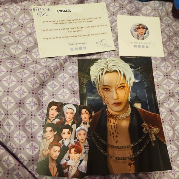 Vampire Seonghwa Park Seonghwa of Ateez Fanart Kpop Fanart Digital Art ...