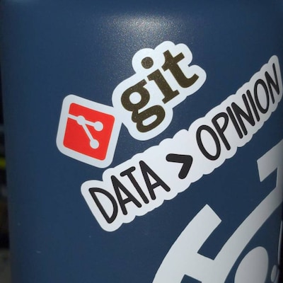 Data Over Opinion Stickers, Science Stickers for Laptop and Tumbler ...