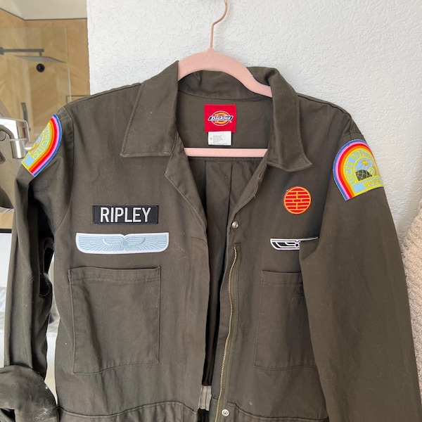 Alien Ellen Ripley Uniform USCSS Nostromo Coveralls Shirt Crew Set ...