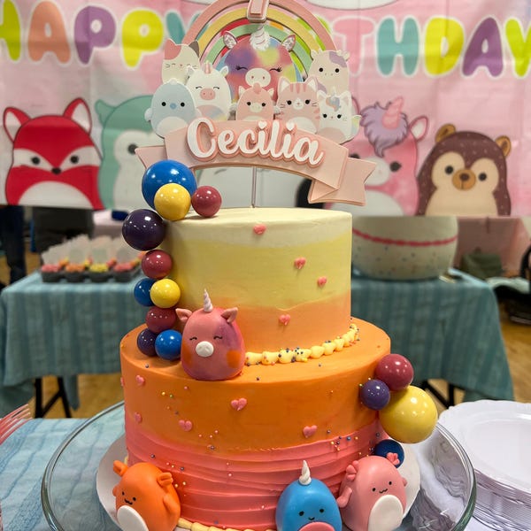 Preppy Cake Topper, Preppy Theme, Smiley Face, Ten is a Vibe, Groovy ...