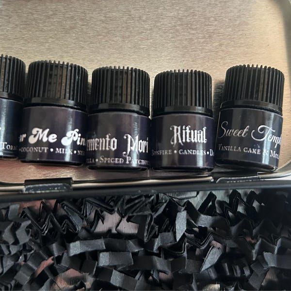 WITCHES BROOM Goth Perfume Oil Alternative Unique Fragrance Gender ...
