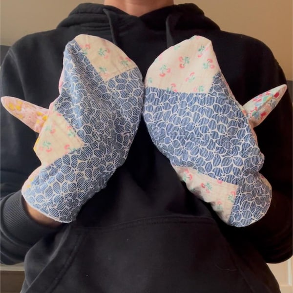 Cozy Mitten Sewing Pattern (adult) - Etsy