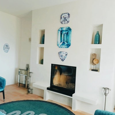 Set of 24 Gemstone Vinyl Stickers, Laptop Stickers, Gem Stickers ...