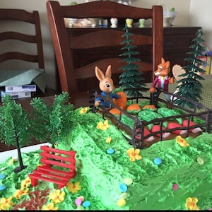 4 Fence Cake Toppers - Etsy